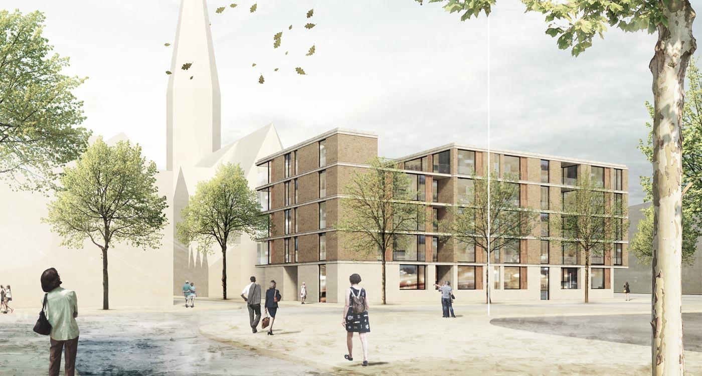 Wohnen an der Petrikirche - springmeier architekten ...